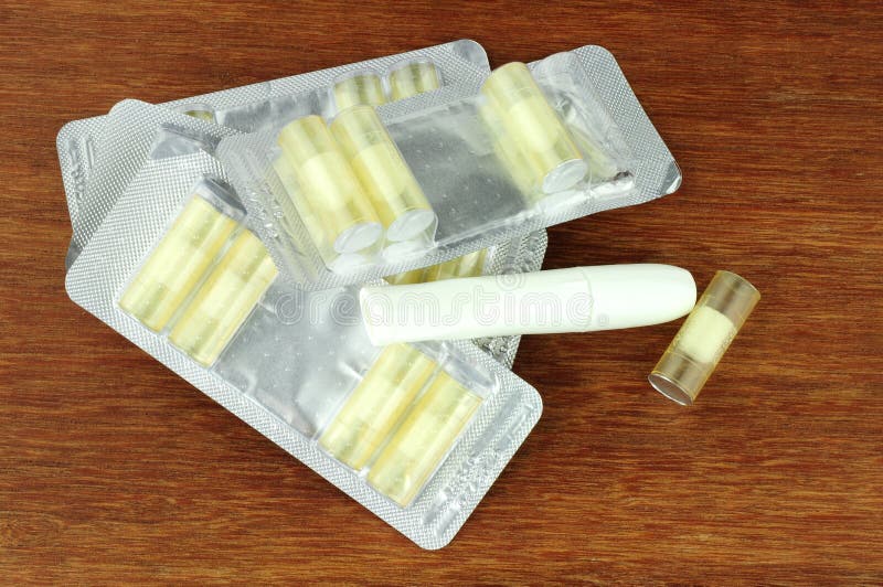 Cigarette Nicotine Replacement Inhaler Stock Image - Image of ...