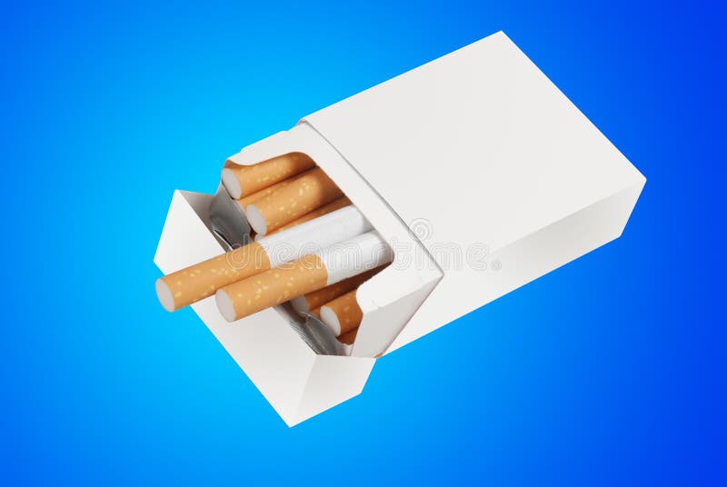 Cigarette pack stock image. Image of white, packaging - 16619449