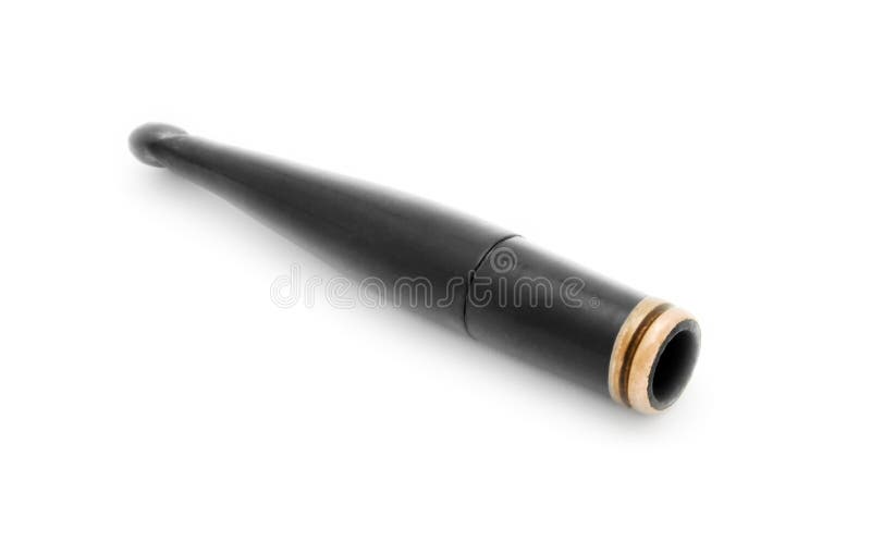 Cigarette pipe stock image. Image of accessory, black - 15555587
