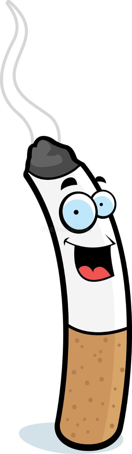 Cigarette Smiling stock vector. Illustration of addictive - 14942977