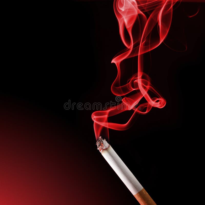 Cigarette smoke stock image. Image of remainder, habit - 18319025