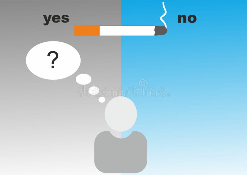 Cigarette Smoking? Do Not Smoke? Stock Illustration - Illustration of ...