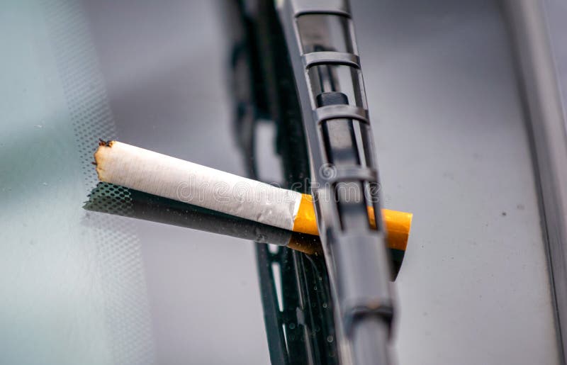 Cigarette Under the Windshield Wipers Stock Image - Image of mobile ... Cigarette Under the Windshield Wipers Stock Image - Image of mobile ...