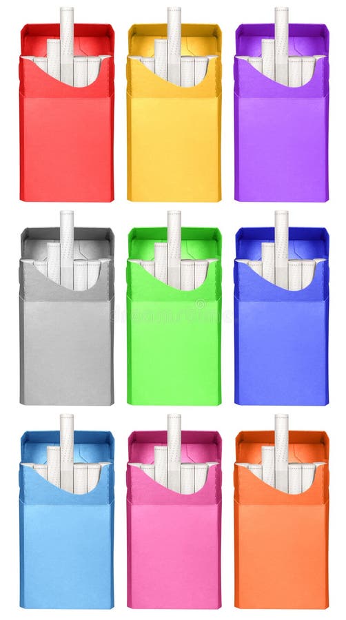 Cigarettes Box Opened Green Stock Photos - Free & Royalty-Free Stock ...