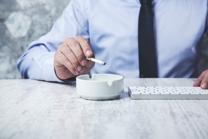 Cigarettes with keyboard stock image. Image of computer - 141997265
