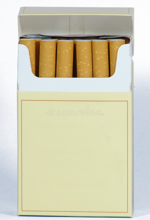 CIGARETTES pack blank stock photo. Image of empty, ilegal - 11278432