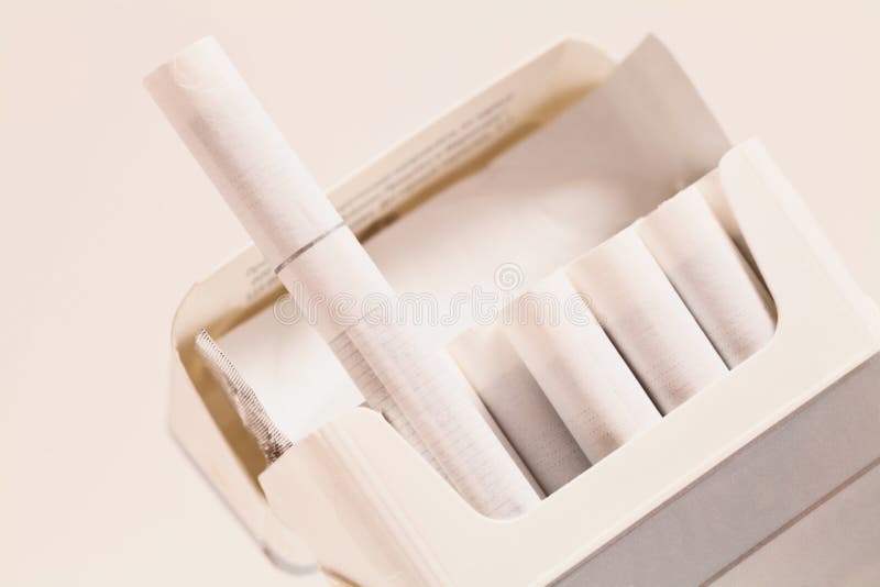 Cigarettes in pack stock photo. Image of addicting, smoking - 20727782