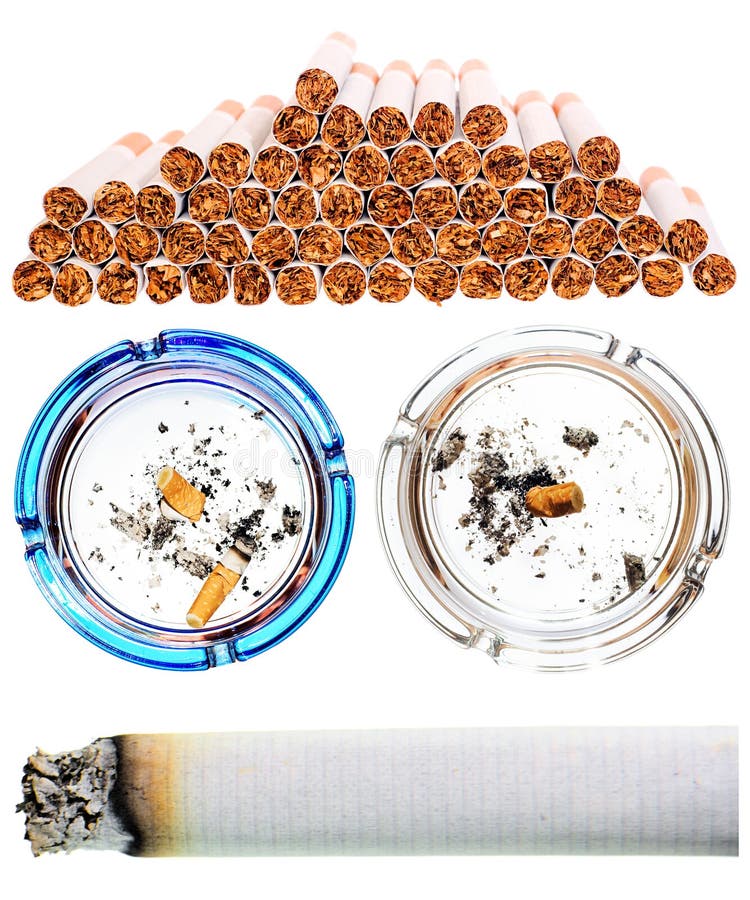 Cigarettes set stock image. Image of addictions, cigarettes - 10612485