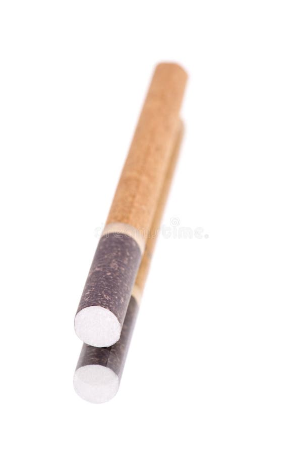 Cigarillo on white stock image. Image of cigarillos, nicotine - 7394927