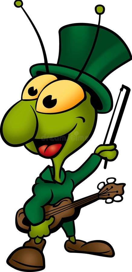 Dibujo de la cigarra ilustración del vector. Ilustración de ...