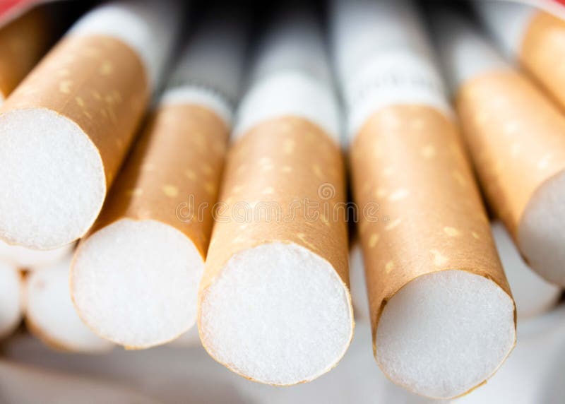Cigarette Set Pattern in Pack Stock Photo - Image of pipe, white: 255139114