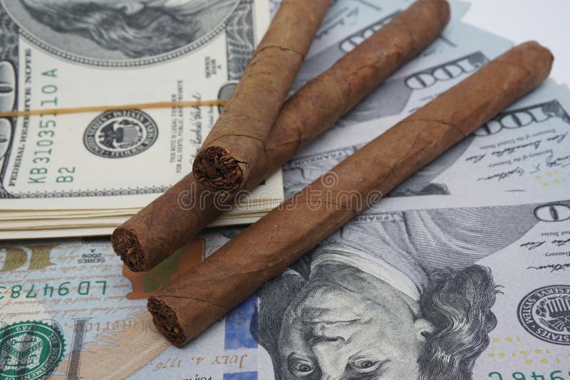 Cigars and cash stock photo. Image of bill, money, finance - 56787156