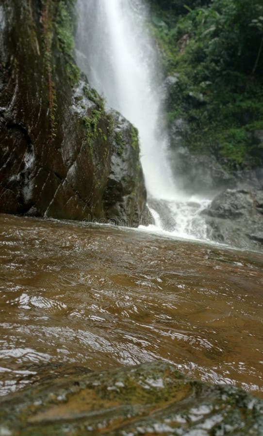 Cigentis Waterfall, Bogor, West Java, Indonesia August 08, 2022 Stock ...