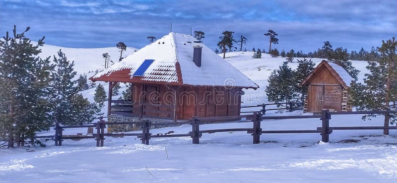 Cigota mountain Zlatibor stock image. Image of frost - 213022183