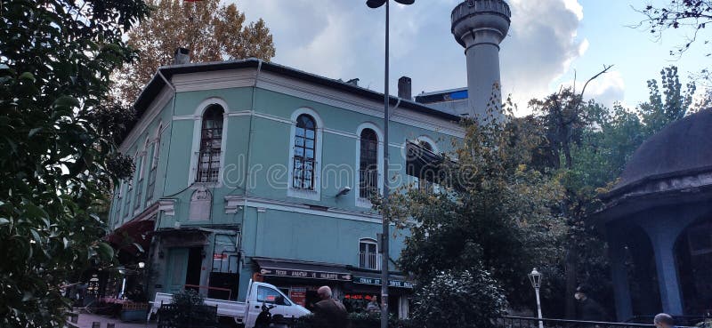 Cihangir District of Istanbul, Turkey Editorial Stock Image - Image of ...