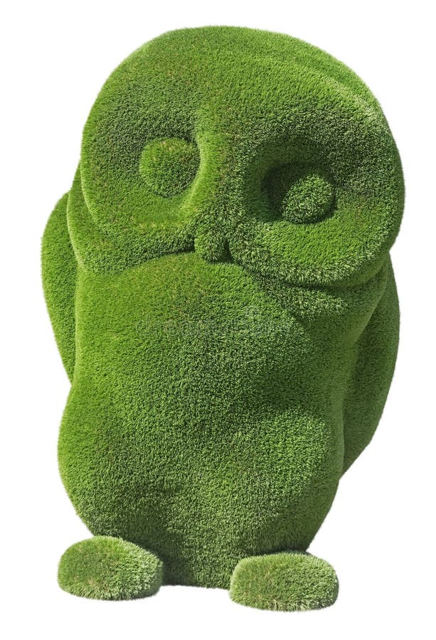 Twee Die Beeldjes Van Uilen Uit Klei Worden Gemaakt Stock Afbeelding ...