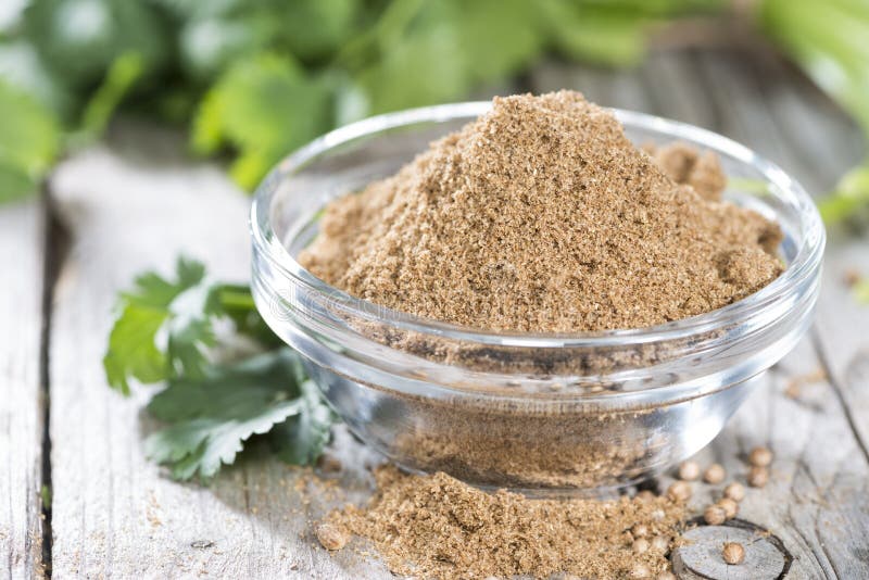 Cilantro Powder stock photo. Image of closeup, condiment - 39406404