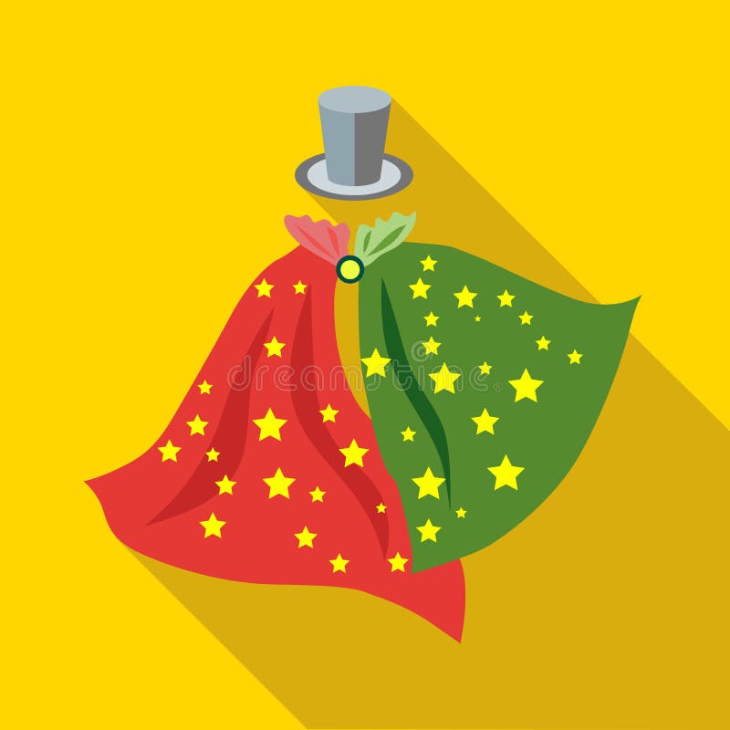 Cilindro E Fazzoletti Dell'icona Del Mago Illustrazione Vettoriale ...