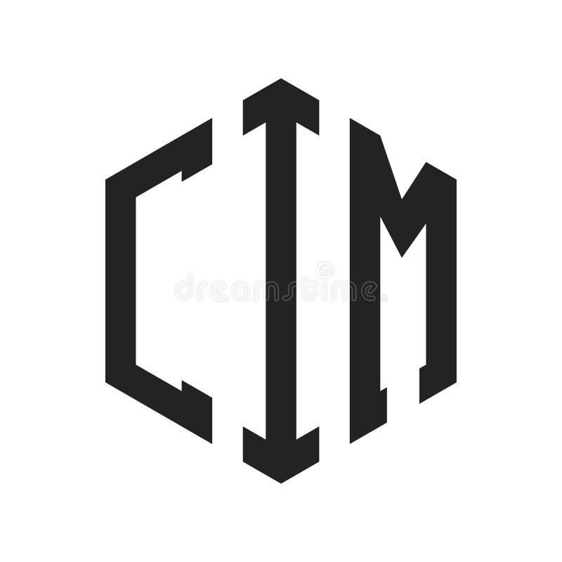 CIM Logo Design. Initial Letter CIM Monogram Logo Using Hexagon Shape ...