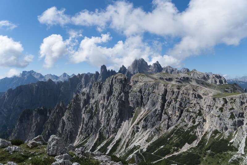 Cima Cadin, Dolomite Alps, Italy Stock Photo - Image of plateau, summer ...