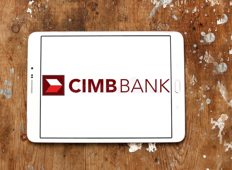 CIMB-Banklogo redaktionelles stockfoto. Bild von redaktionell - 116396713