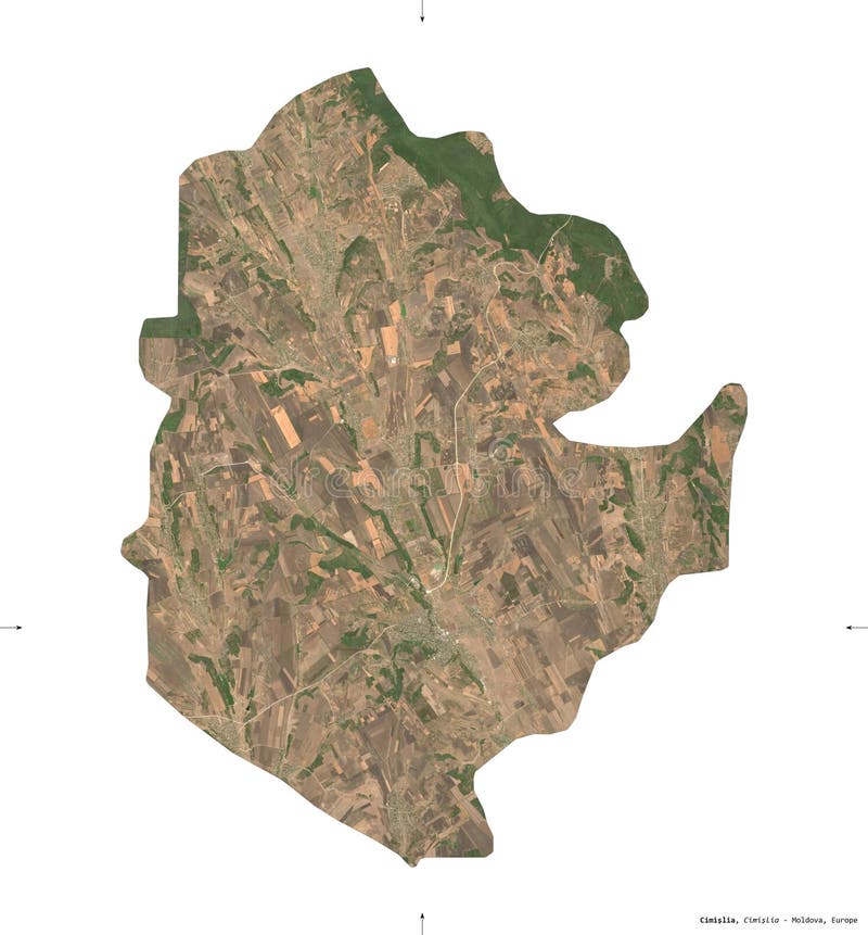 Cimislia, Moldova - White Solid. Sentinel-2 Satellite Editorial Stock ...