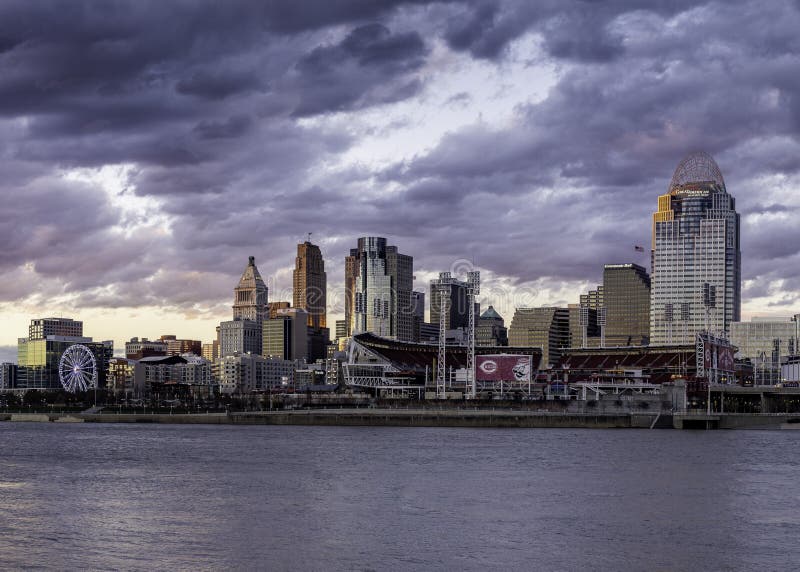 Cincinnati, OH - May 15 2022: the Cincinnati Skyline Stock Image ...