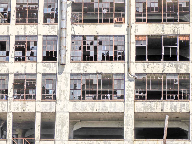 Cincinnati Ohio Abandoned Industrial Building Stock Image - Image of ...