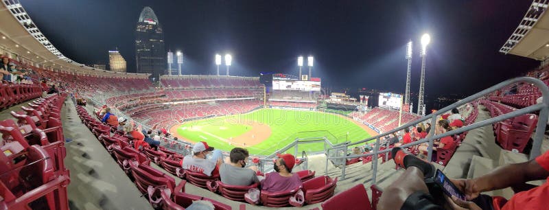 Cincinnati Reds Baseball Game Stadium Editorial Photo - Image of reds ...