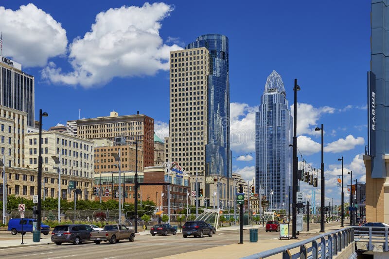 Cincinnati, Ohio editorial photography. Image of buildings - 92919077