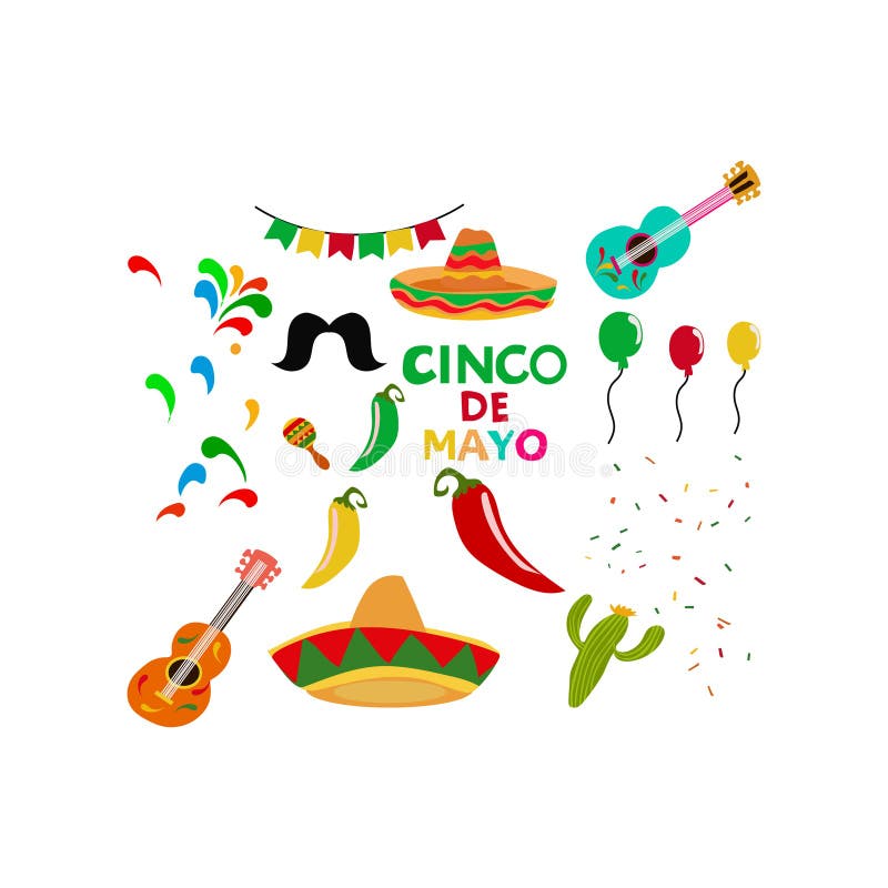 Cinco De Mayo 5 De Mayo Free Vector Stock Vector - Illustration of logo ...