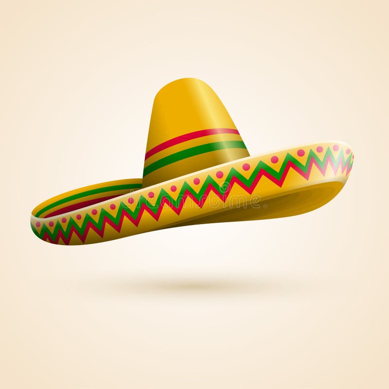 Cinco de Mayo hat stock vector. Illustration of mexico - 90164283