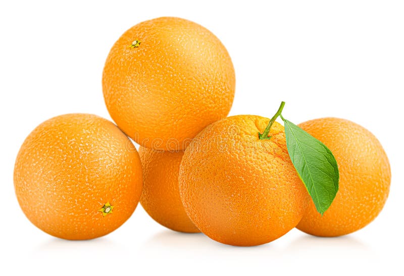 Cinco naranjas enteras foto de archivo. Imagen de cinco - 260357702