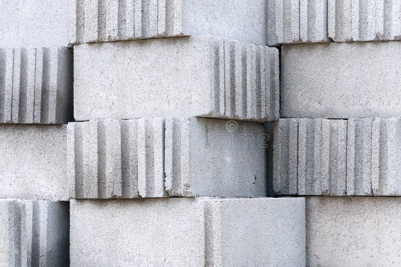 Concrete blocks stock image. Image of cinder, stack, concrete - 5908443