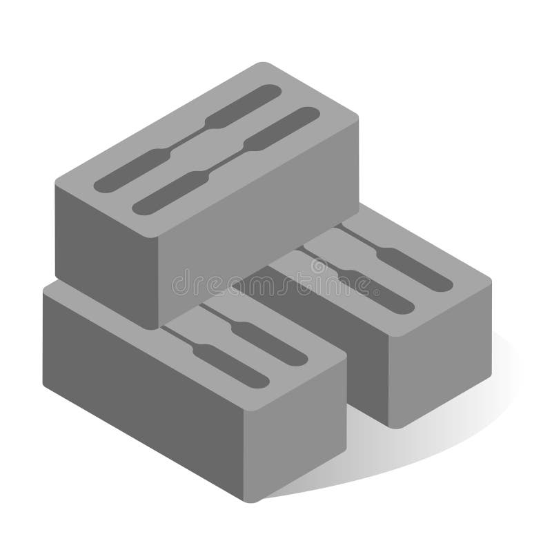 Cinder Block Isolated Stock Illustrations – 250 Cinder Block Isolated ...