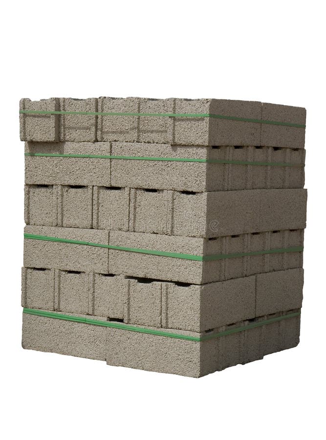 Concrete block stock image. Image of cement, brick, ceramsite - 4214667