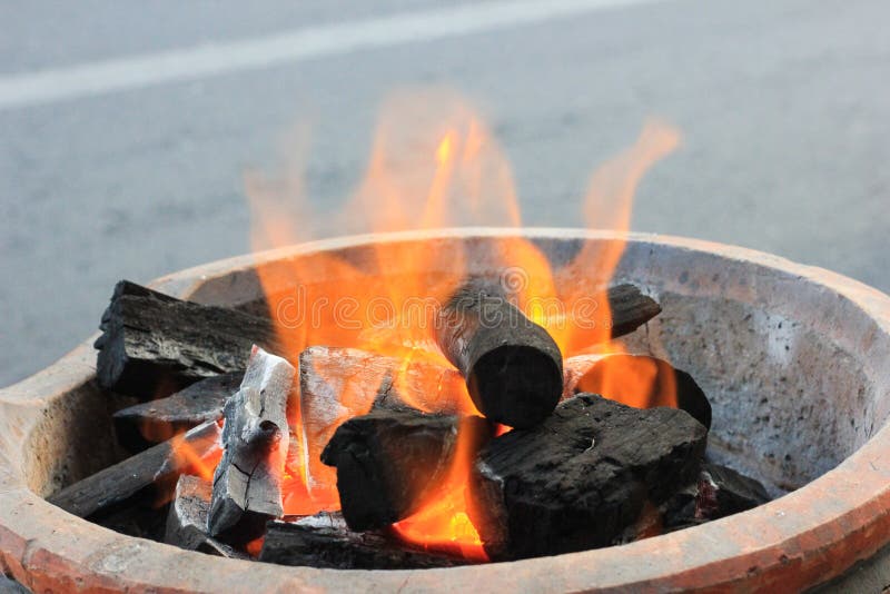 Cinder and flame stock image. Image of orange, warm, ignite - 89572269