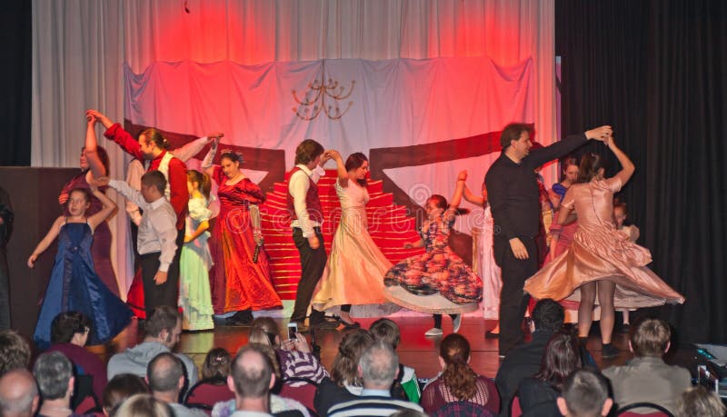 Cinderella at the Ball editorial image. Image of pantomime - 28220290