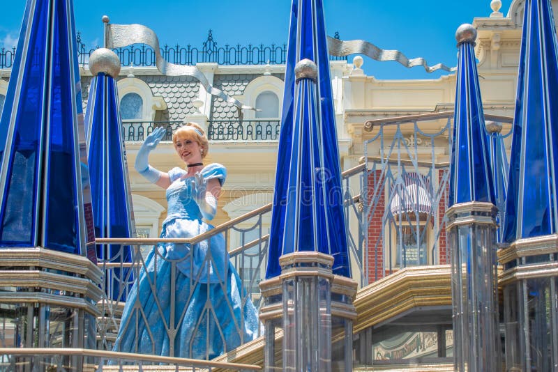 Cinderella on Beautiful Parade Float at Magic Kingdom 5 Editorial Photo ...