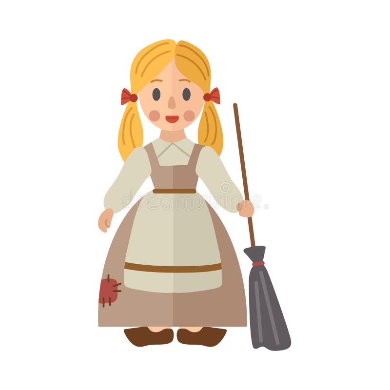 Cinderella Icon Vector Illustration Stock Vector - Illustration of ...