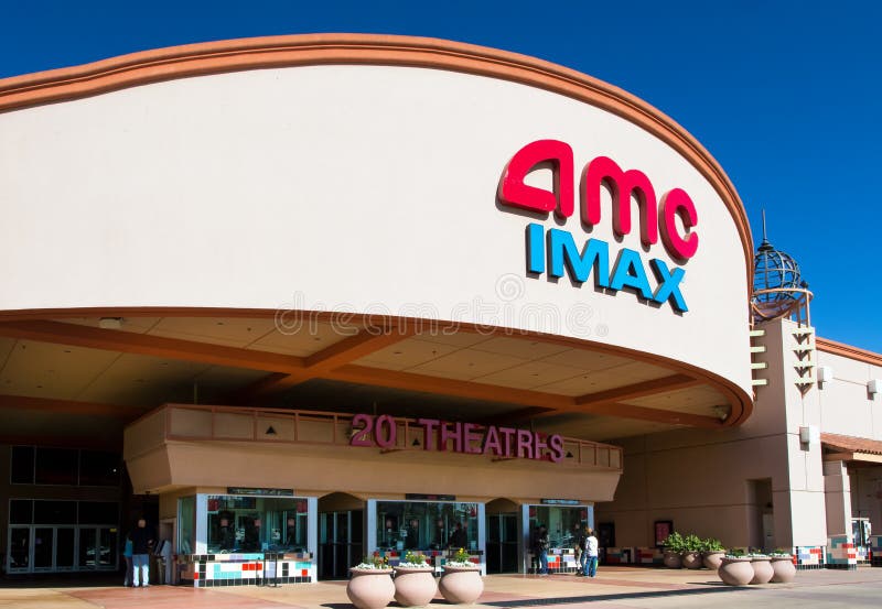 Cine de AMC IMAX imagen editorial. Imagen de rojo, teatro - 37592245