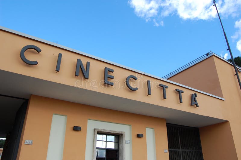 Cinecitta`s Rome Filming Set Stock Image - Image of iron, commercial ...