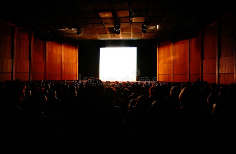 In cinema stock image. Image of auditorium, display, production - 9158481