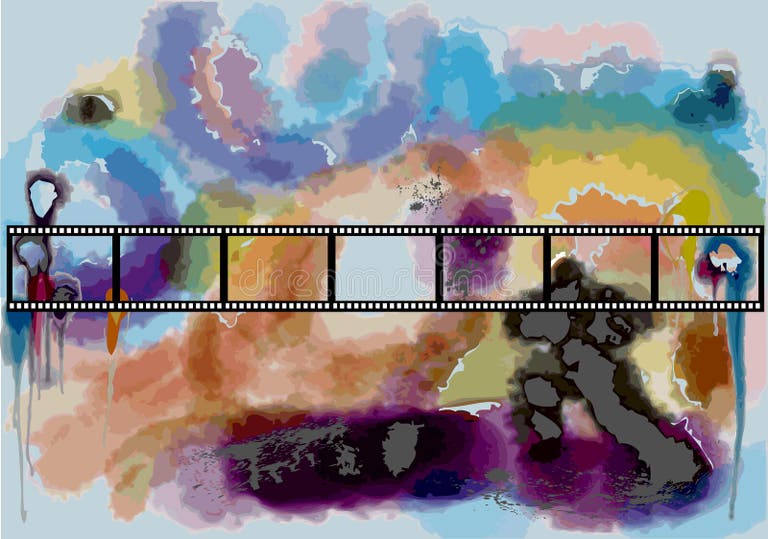 Cinema Abstract Illustration Stock Illustration - Illustration of ...