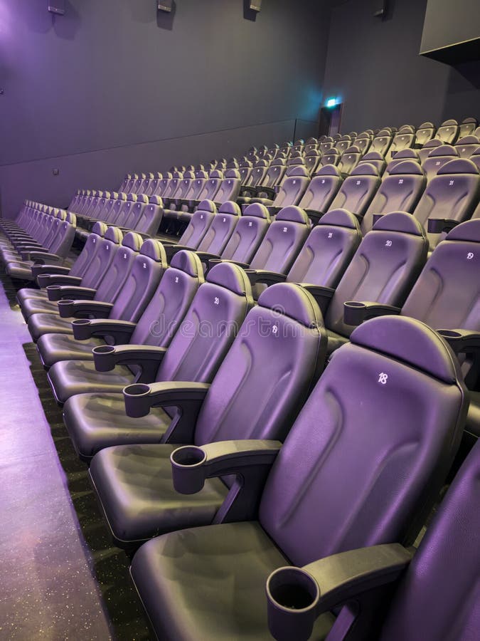 Cinema Auditorium with Rows of Chairs Stock Photo - Image of vehicle ...