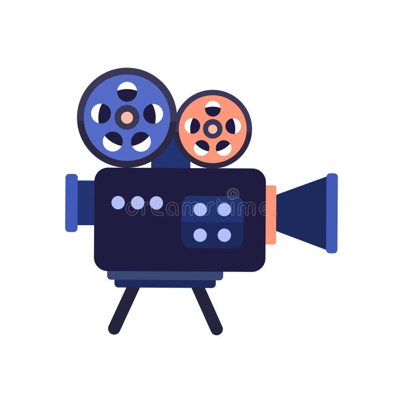 Cinema Camera Icon. Vector Flat Illustration. Stock Illustration ...
