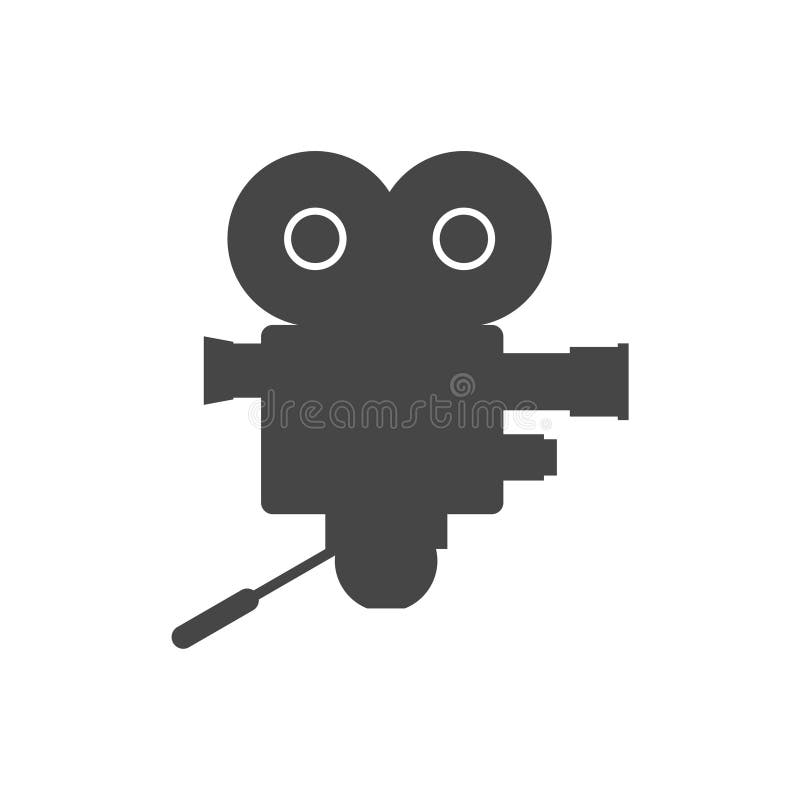 Cinema camera icon stock vector. Illustration of isolated - 169958646