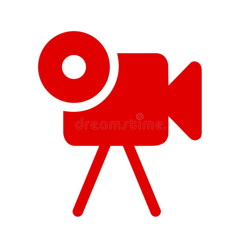 Cinema Camera Icon - Vector Stock Illustration - Illustration of movie ...