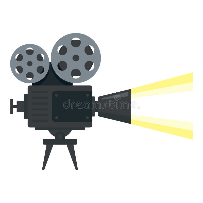 Old Cinema Camera Icon Simple Vector. Film Movie Stock Illustration ...