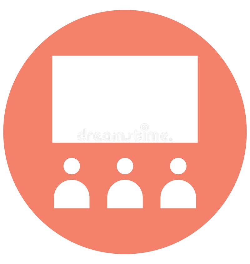 Audience Isolated Vector Icon Which Can Easily Modify or Edit Audience ...